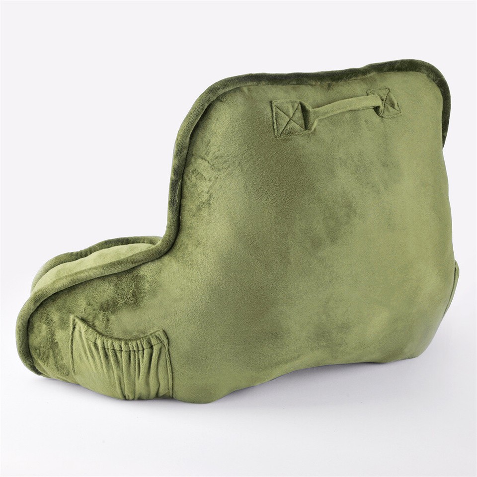 Super Soft Reading Pillow with Arms–Cozy Plush Backrest for Bed Couch ...