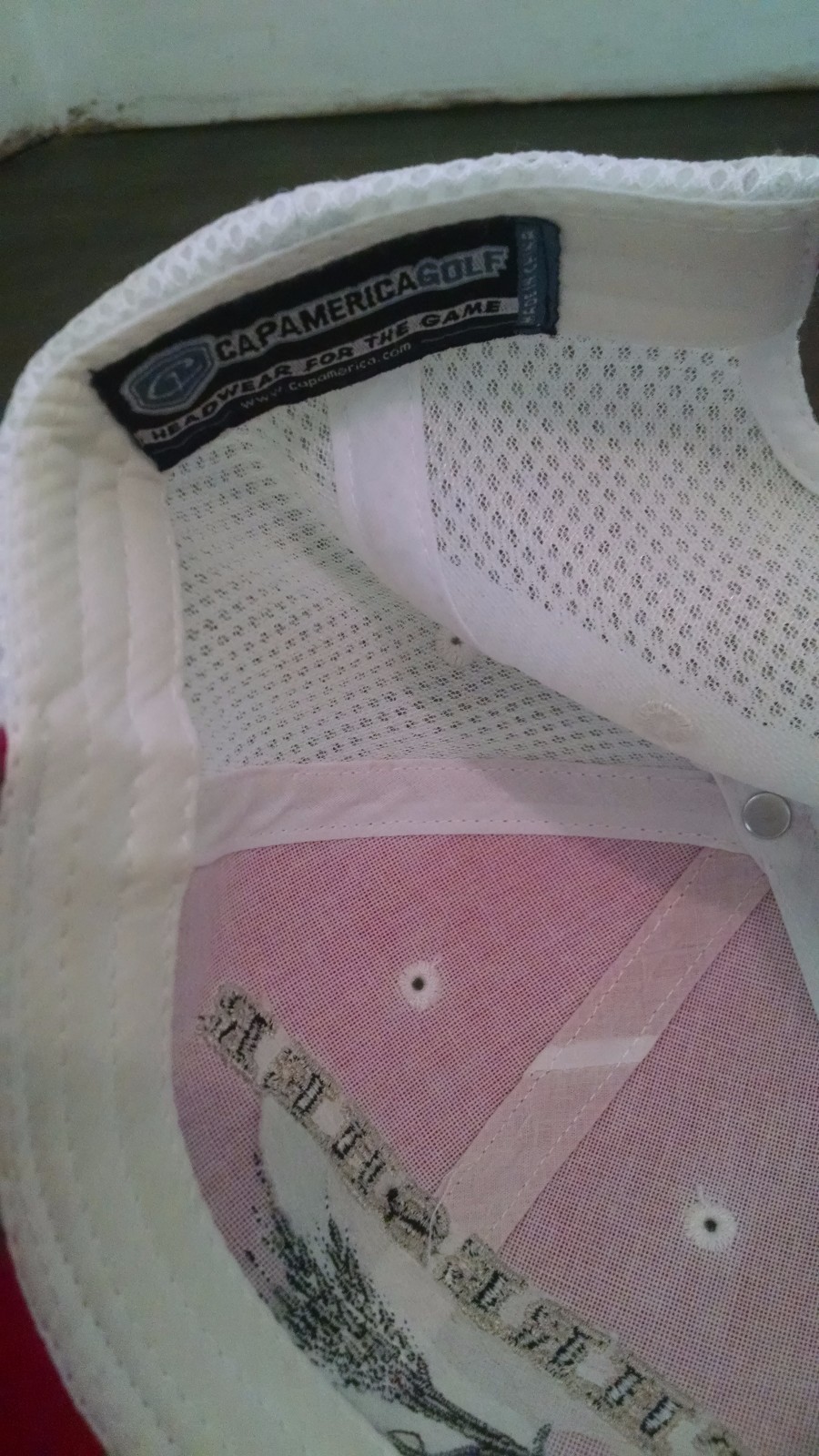 Thresher Artisan Wheat Cap Red White Hat Adjustable Strapback ...