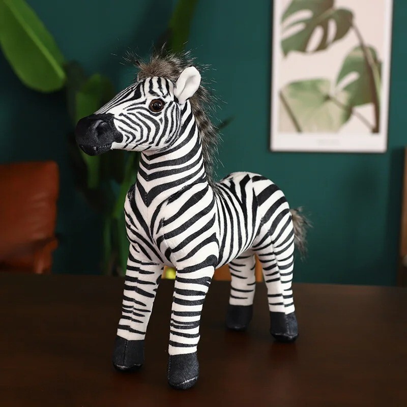 Zebra 13 Inch Stuffed Animal Plush Toys Toddler Fluffy Dolls Kids Gifts ...