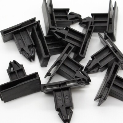10 Black Nylon Rocker Panel Moulding Clips For GM 10431761 Impala ...