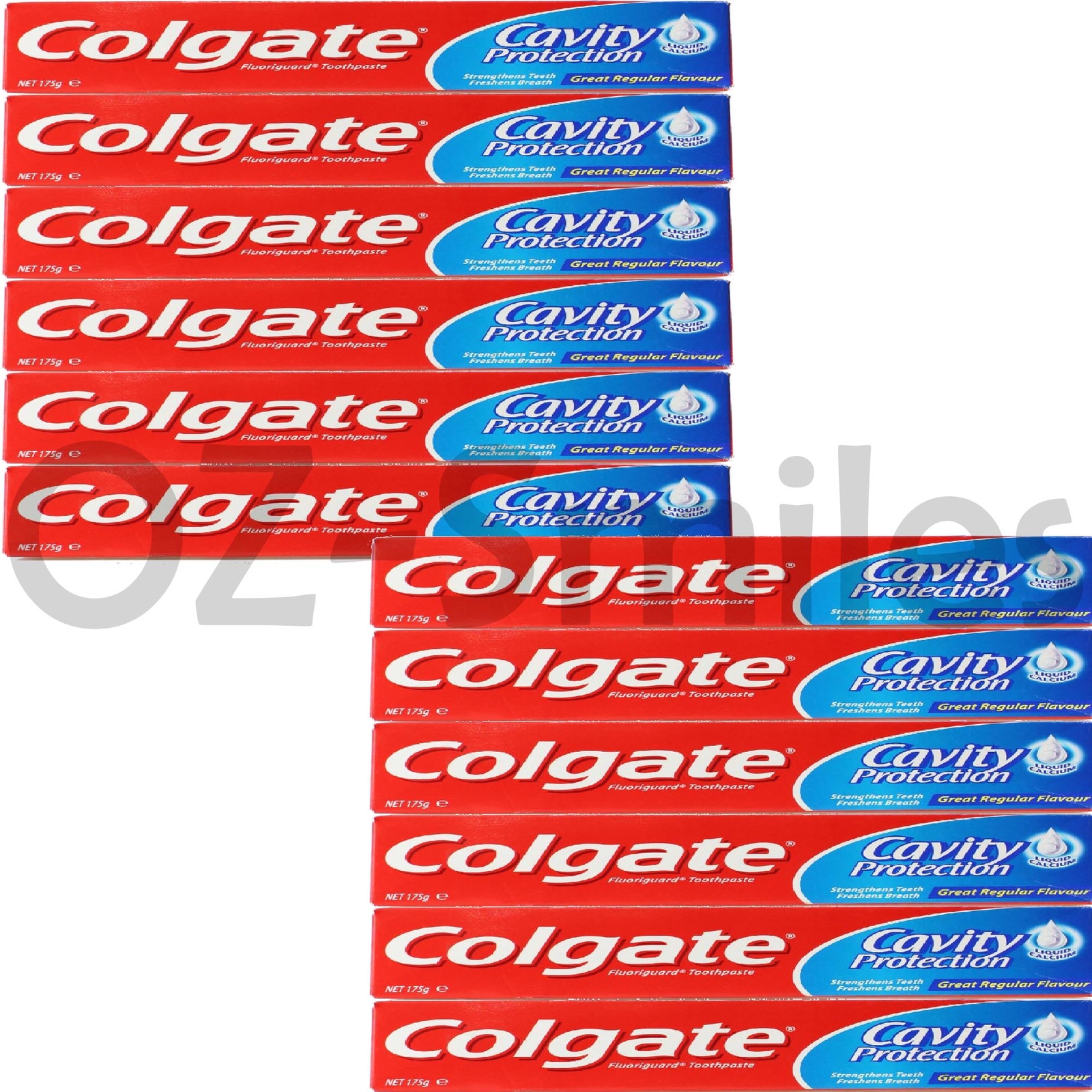 COLGATE 175g TOOTHPASTE MAXIMUM CAVITY PROTECTION GREAT REGULAR FLAVOUR ...