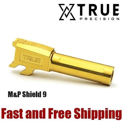 True Precision X-Fluted Match Grade Barrel for S&W M&P Shield 9 - Gold ...