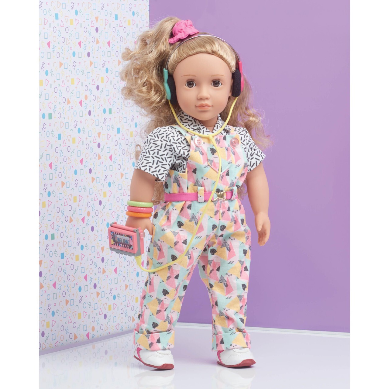 SIMPLICITY SEWING PATTERN 9567 18" RETRO 80s STYLE DOLL CLOTHES, SUIT ...