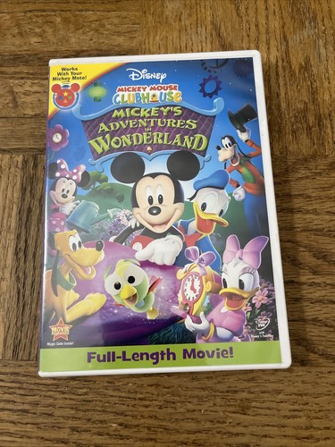 Disney Mickey Mouse Clubhouse Mickeys Adventures In Wonderland DVD ...