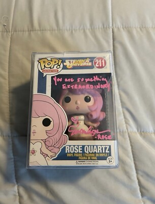 Funko Pop! Vinyl: Steven Universe - Rose Quartz #211 Signed ...