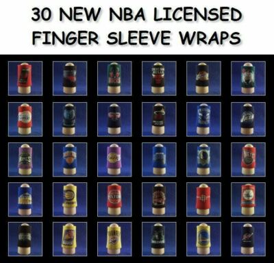 NBA BASKETBALL TEAMS FINGER SLEEVE WRAP BANDS - SET OF TWO | eBay