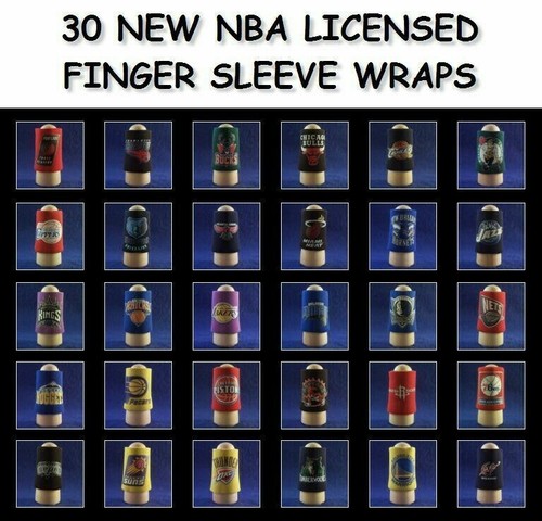 NBA BASKETBALL TEAMS FINGER SLEEVE WRAP BANDS - SET OF TWO | eBay