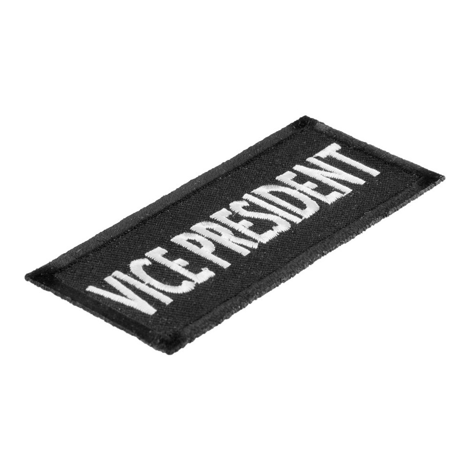 Vice President Black & White Patch, Biker Club Patches | eBay