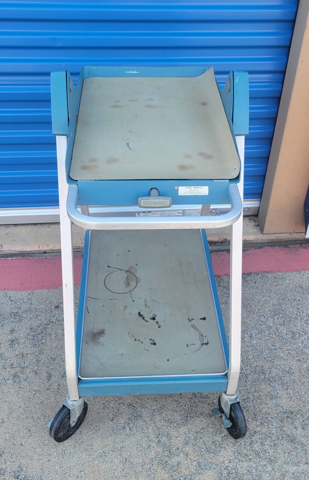 Tektronix Type 202 A Scope-Mobile Rolling Cart Oscilloscope Stand LOCAL ...