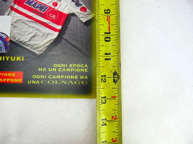 Double Sided Colnago Poster 33x47cm Original Colnago Dream Master C40 ...