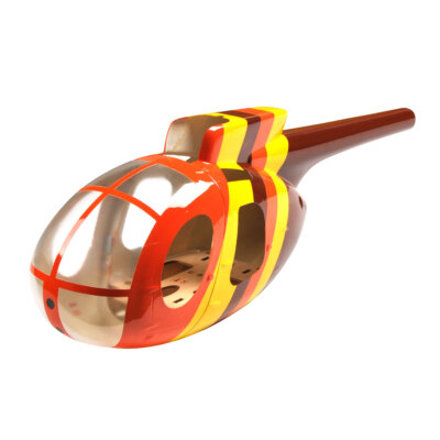 450 Size 325mm Rotor Blade MD500E Pre-Painted fuselage RC Helicopter | eBay