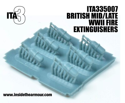 ITA3 1/35 British Mid/Late War AFV Fire Extinguishers 3D printed | eBay UK
