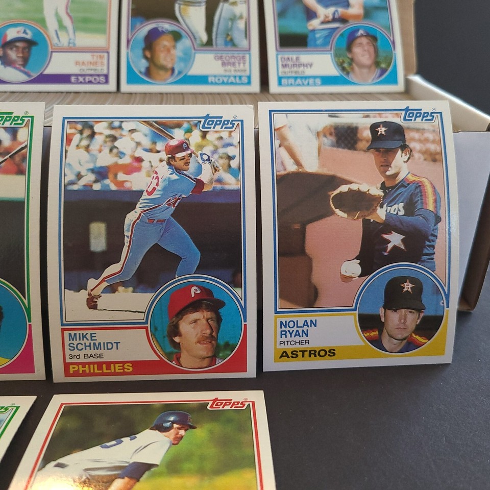 1983 Topps Baseball Complete Set of 792 Cards - Gwynn, Boggs & Sandberg ...