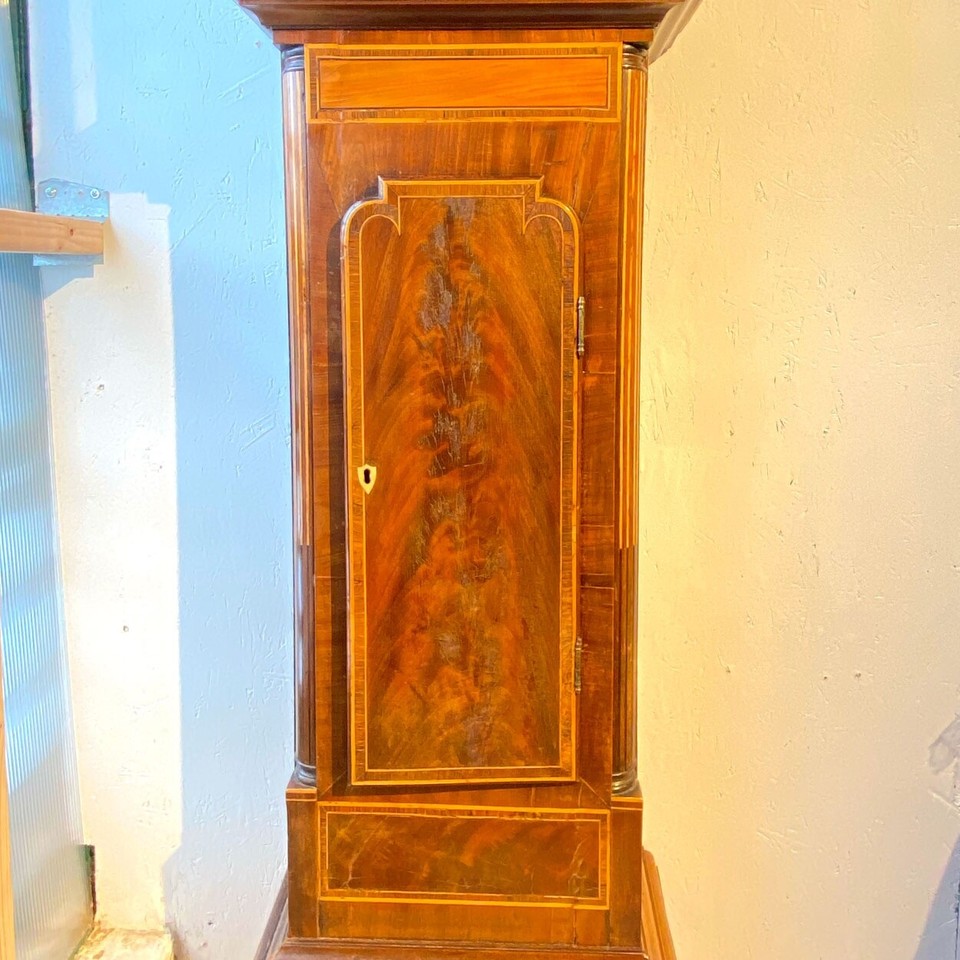 Antique Scottish John Smith Pittenweem Mahogany Grandfather Clock c ...