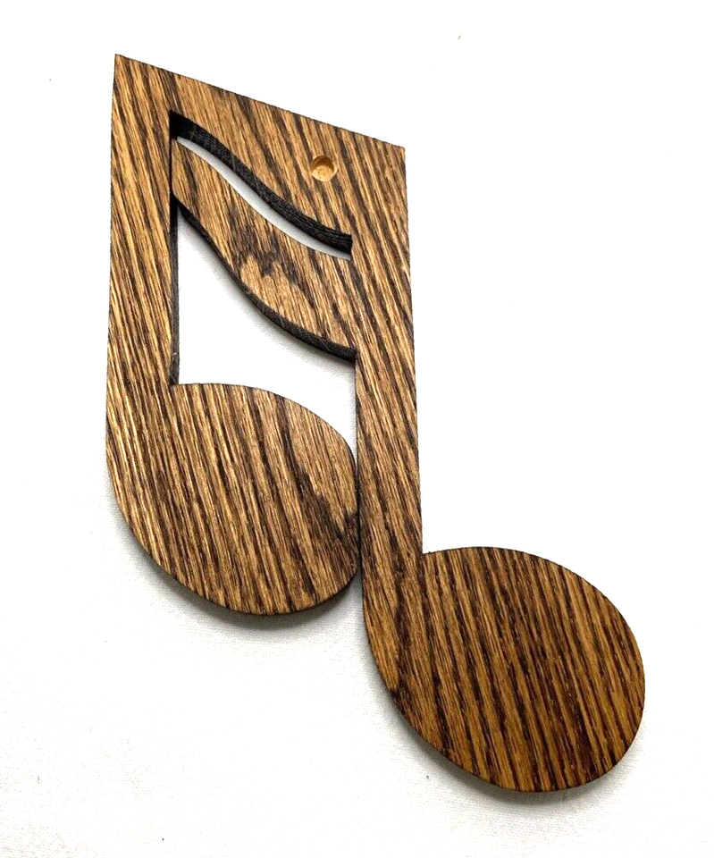 Wood Music Note Wall Hanging Art Decor Neutral Gallery Wall Musician ...