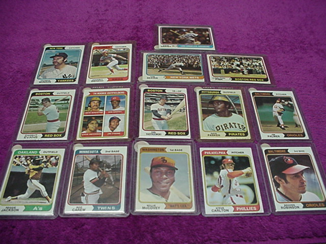 Topps Baseball Card Stars Set Lot 1974 (15 diff) | eBay