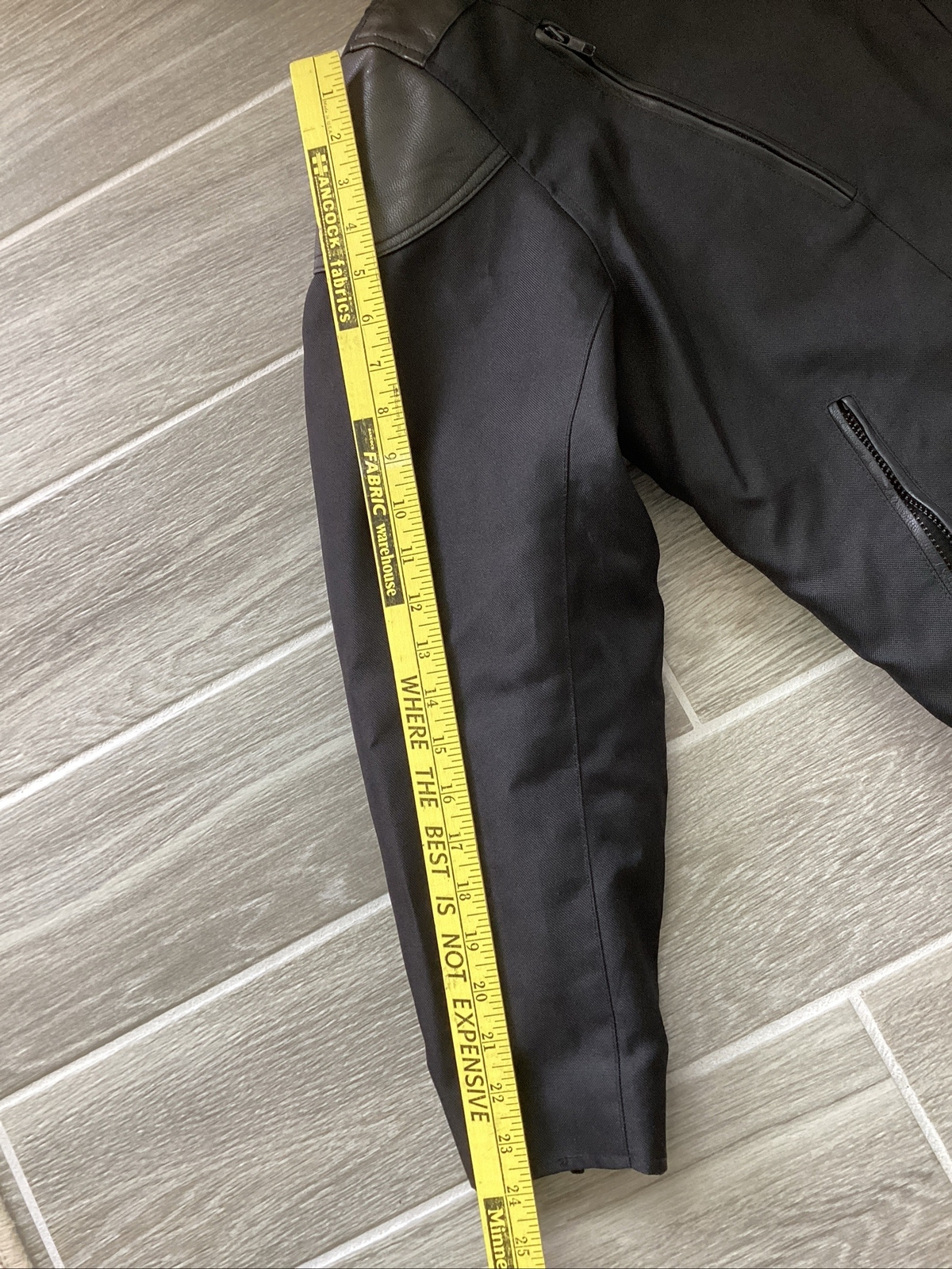 Pre-Owned Men's Texport Motorcycle Riding Jacket Sz. M Black Removable ...