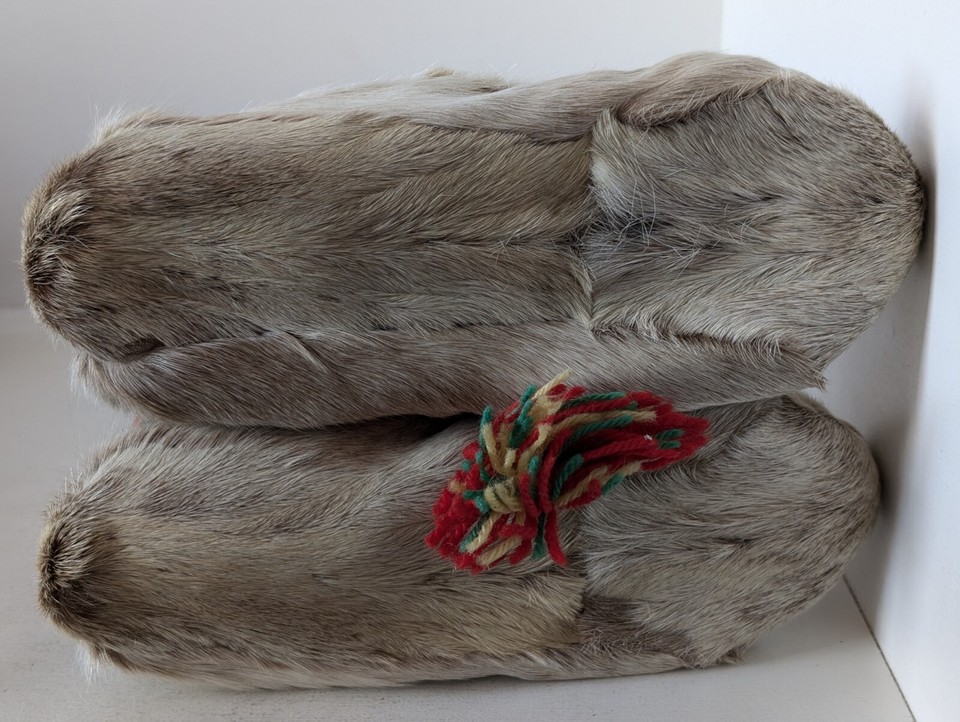 Vintage Saami Lapland Shoes Reindeer Fur Boots Sami Boots Shoes ...