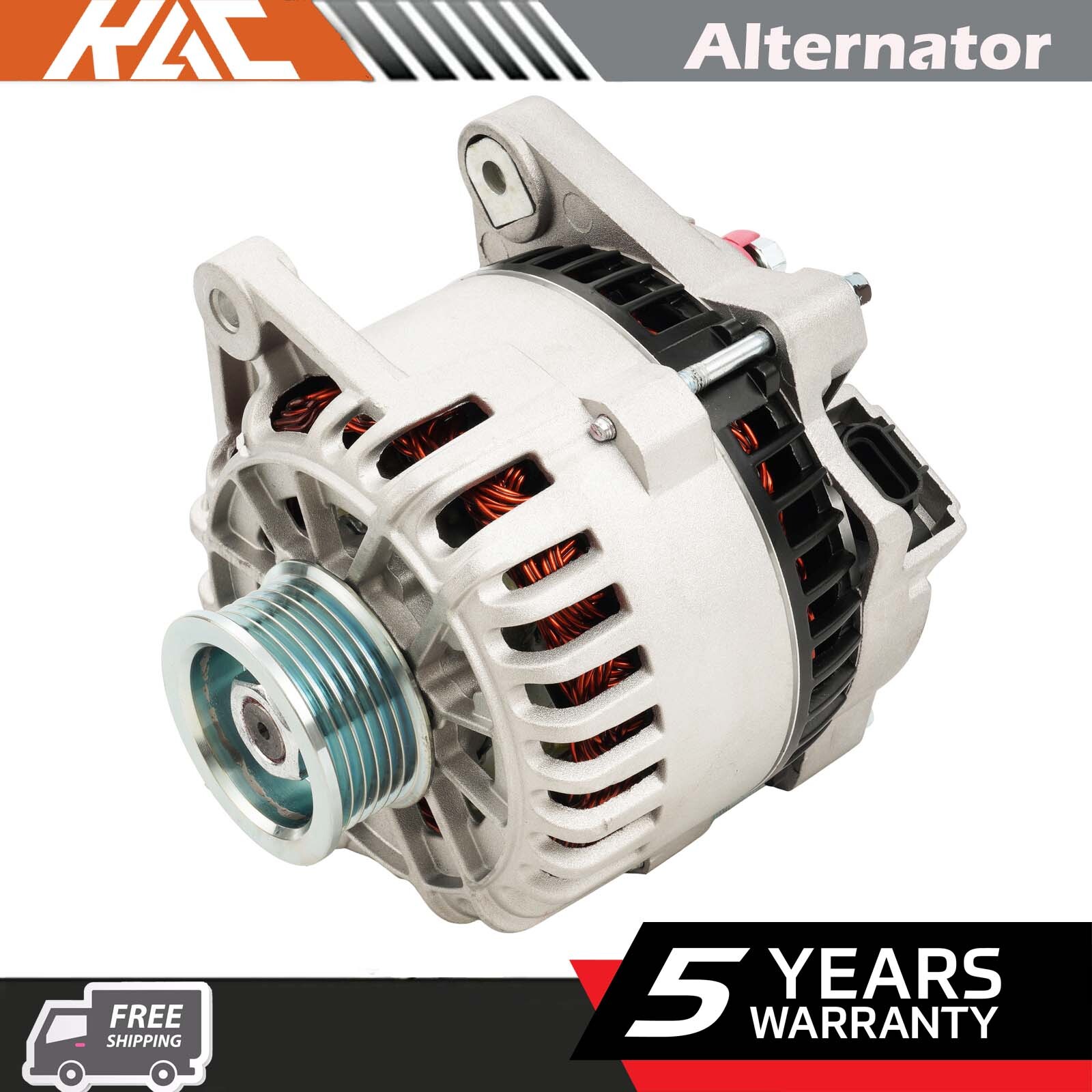 110AMP Alternator For 2.3L L4 Ford Ranger Mazda B2300 Pickup 2001-2009 ...