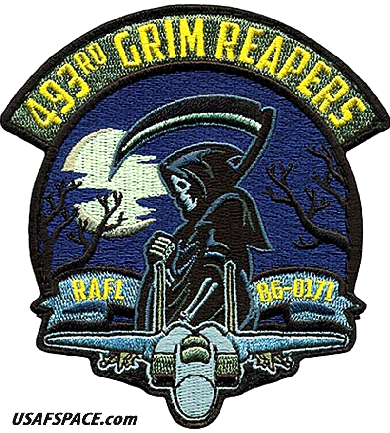 USAF 493RD FIGHTER SQ -493 FS- GRIM REAPERS - RAF Lakenheath-ORIGINAL ...