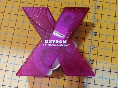 XYRON 1.5" CREATE-A-STICKER MAKER , Instructions & 2 Brand New Refill ...