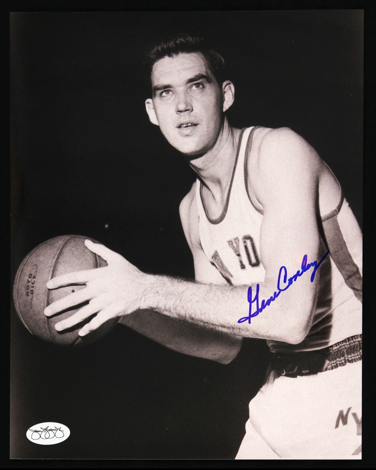 1962-64 Gene Conley New York Knicks Signed Autographed Photo 8 x 10 JSA ...
