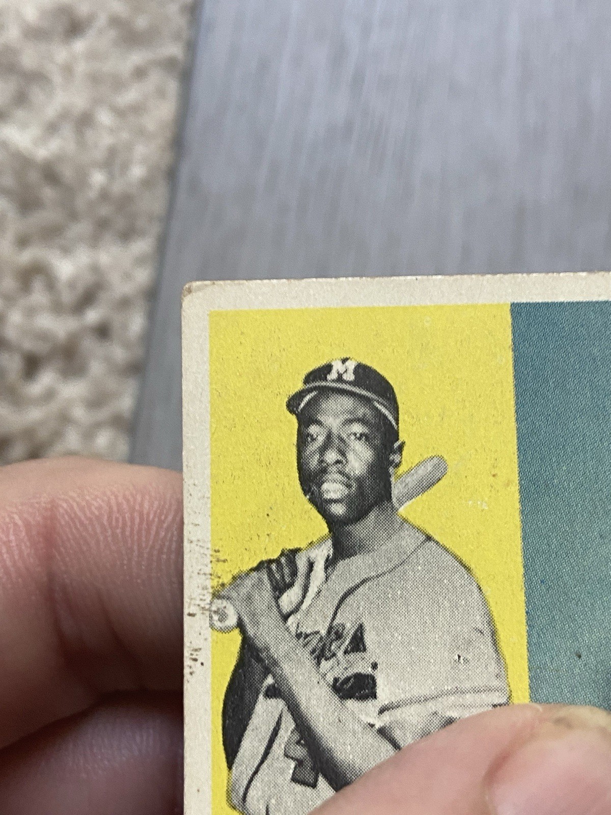 1960 MLB Topps Baseball | Hank Aaron | #300 | Milwaukee Braves ...