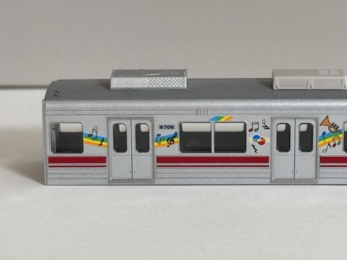 GREEAX Tokyu 9000 series 9006 formation TOQ BOX wrapping car 9706 ...