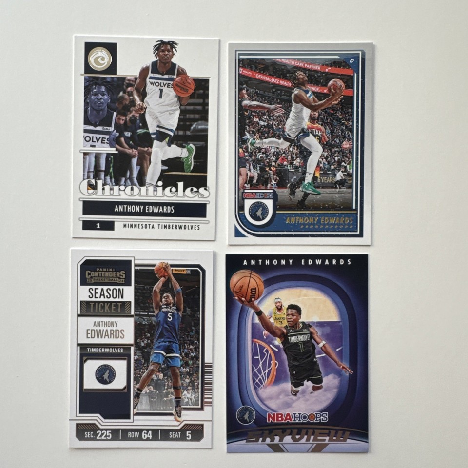 Anthony Edwards Lot (10) Basketball Cards NBA Minnesota Timberwolves | eBay