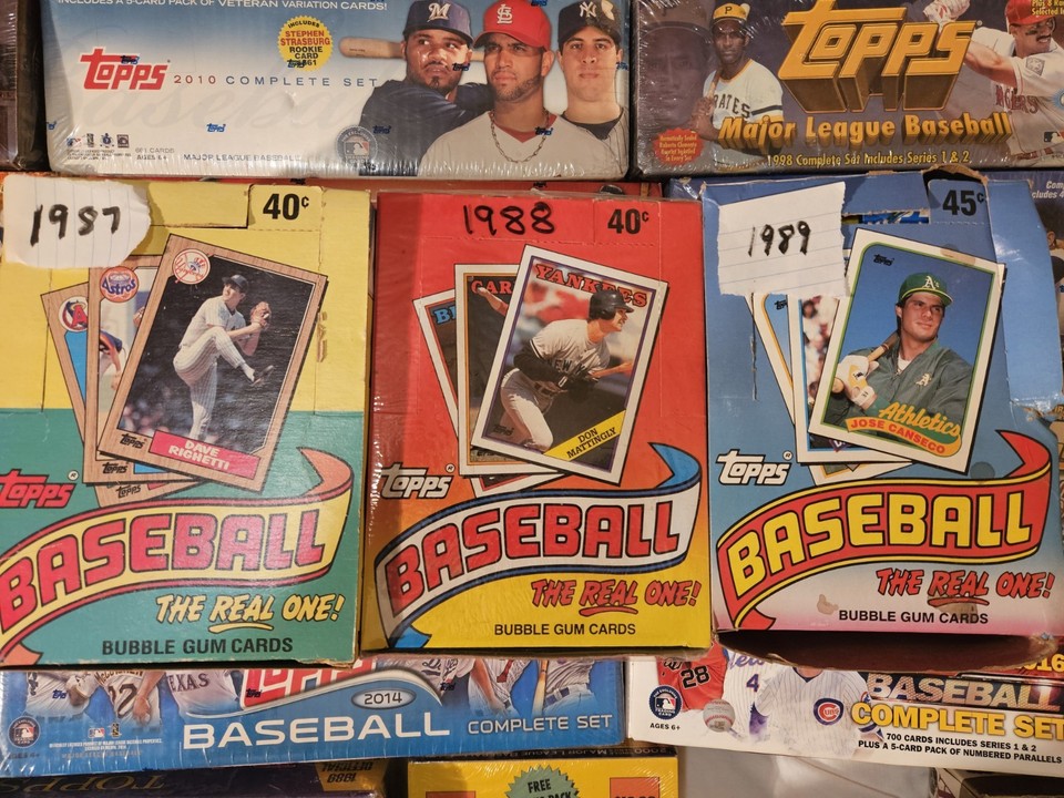 1986 topps baseball cards box 66 BOXS ESTATE SALE 1971-2025 MAKE AOFFER ...