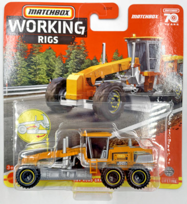 2023 Matchbox 70 Years Real Working Rigs MBX ROAD GRADER 1:64 Die-cast ...
