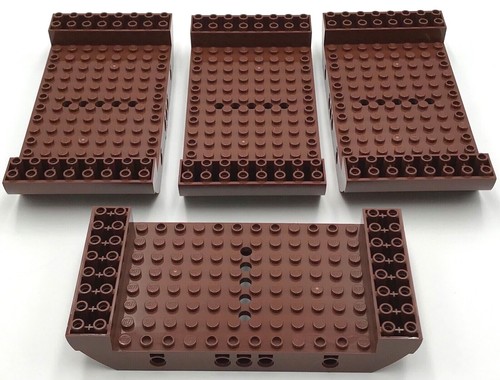 Lego New Parts from Pirates of Barracuda Bay Boat Hull Masts Sails ...