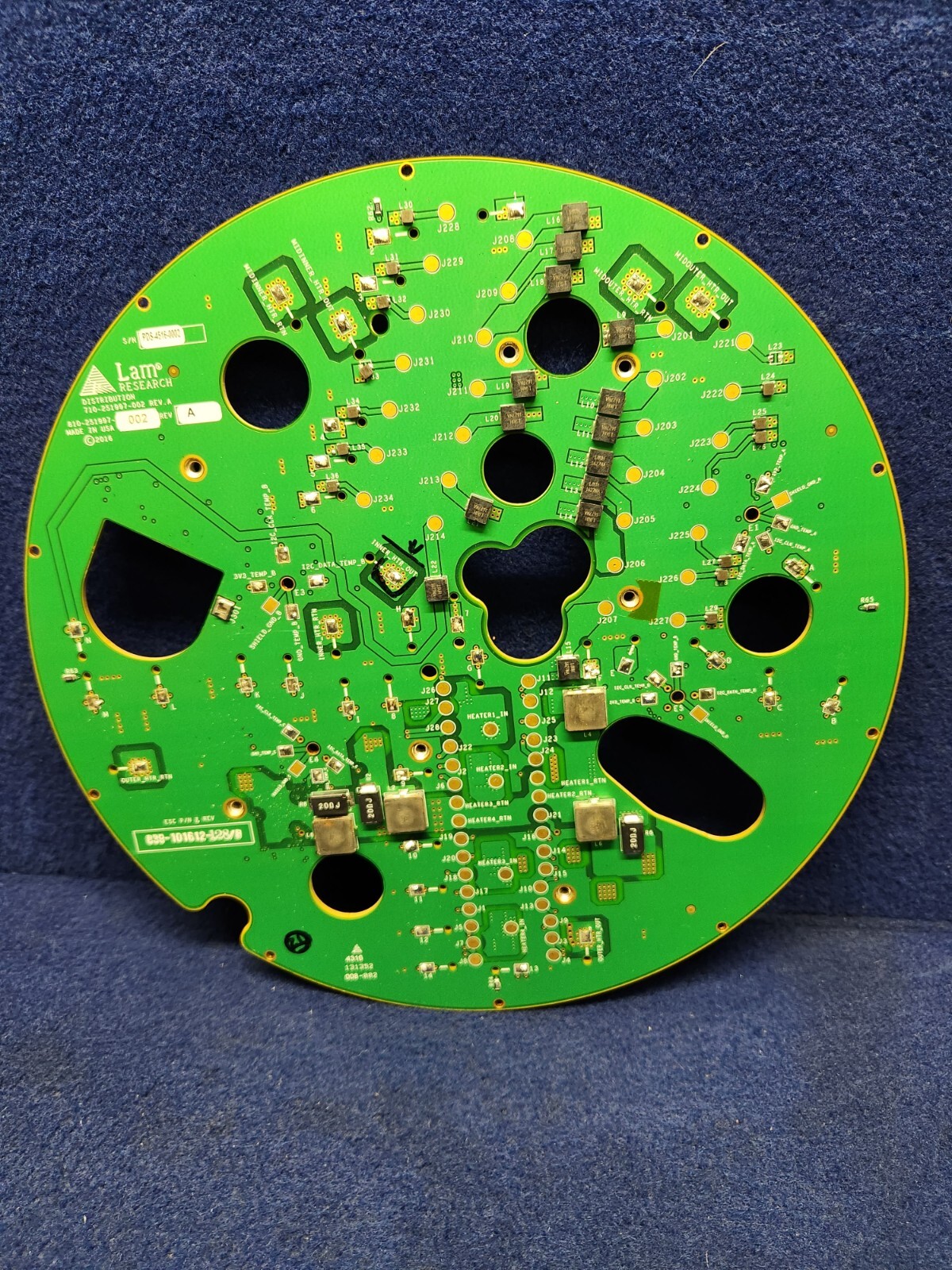 Lam Research Distribution Board ESC CHUCK 810-251997-002 710, 839 ...