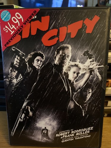 Sin City DVD Mickey Rourke Jessica Alba Quentin Tarantino Movie Gallery ...