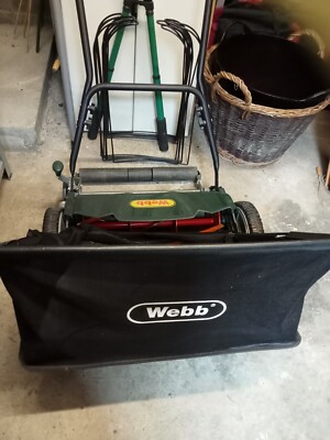 Webb Push Lawn Mower. Rear Roller 18" cut. Very good condition.. | eBay UK