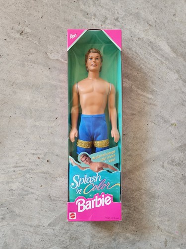 Vintage Barbie Splash 'N Color Ken Doll 1996 New/Sealed 16710 Matel ...