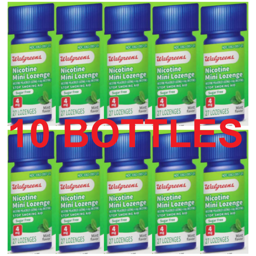 2PK 135ct 4mg Nicotine Mini Lozenge Walgreens EX12/2027 SEALED STOP ...
