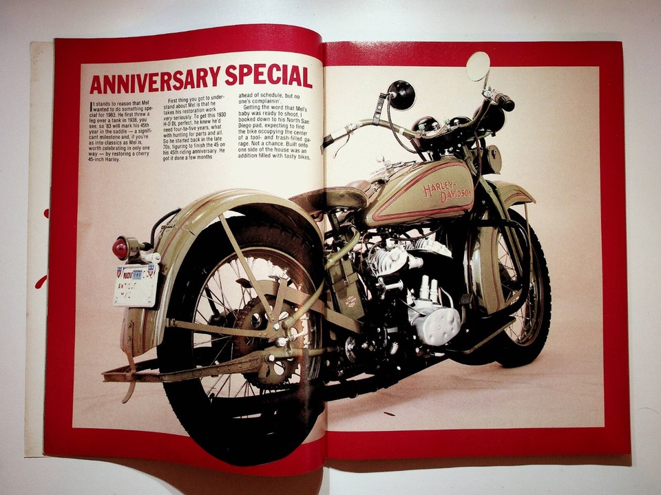 1982 November Easyriders Motorcycle Magazine David Mann Harley-Davidson ...