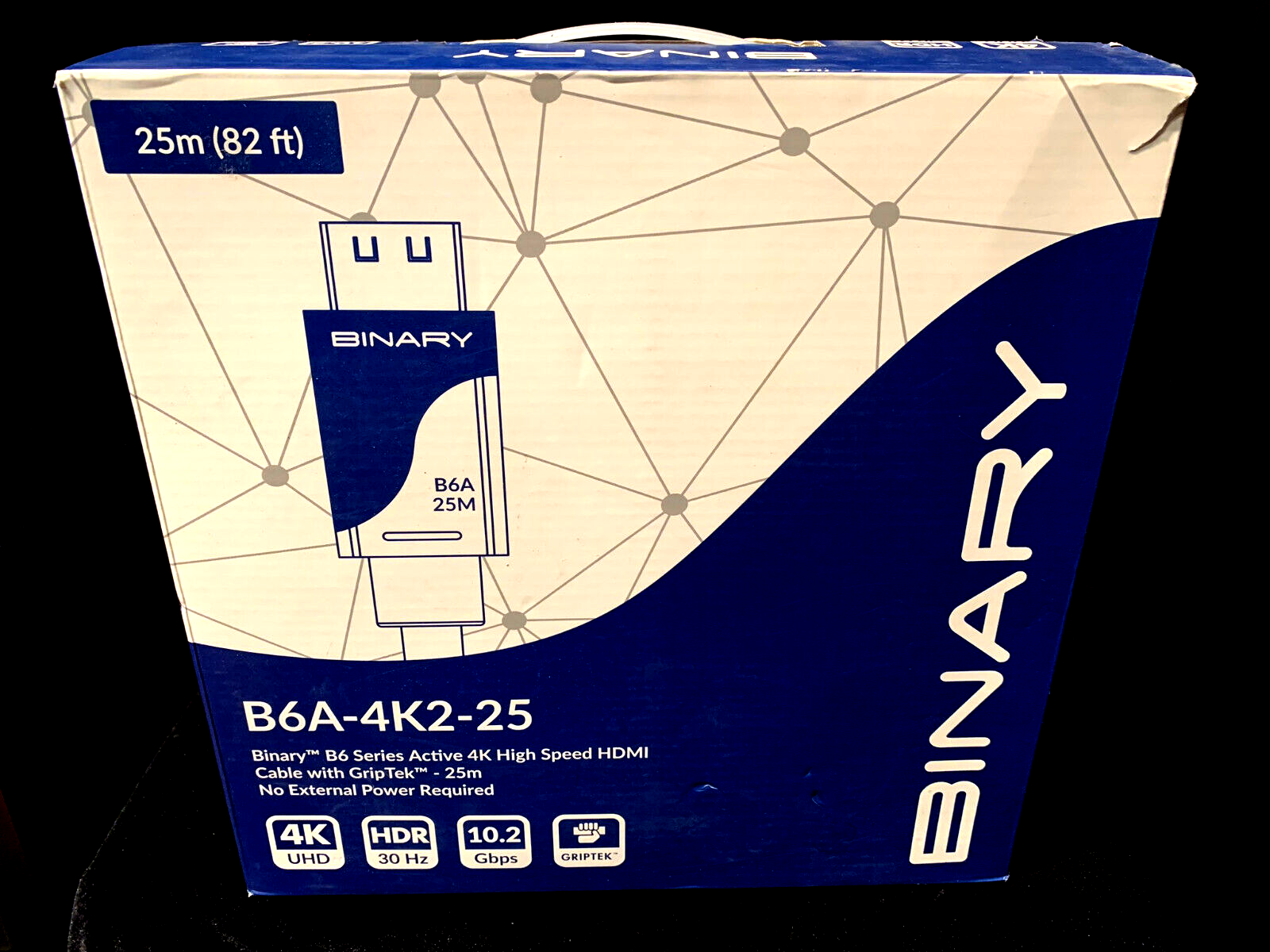Binary B6A-4K2-25 B6 Active 4K High Speed HDMI 25M (82 Feet) for sale ...