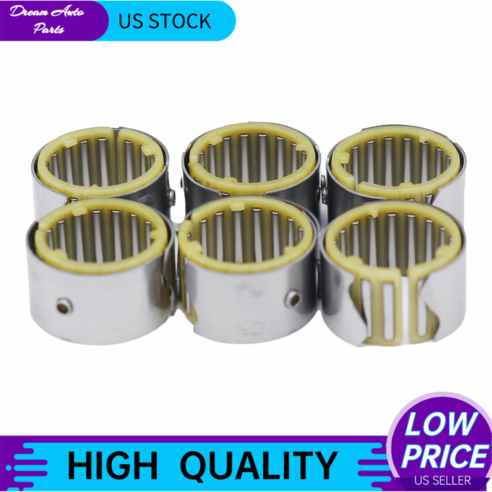Set of 6 Eccentric Shaft Camshaft Needle Bearing for BMW 11377615379 ...
