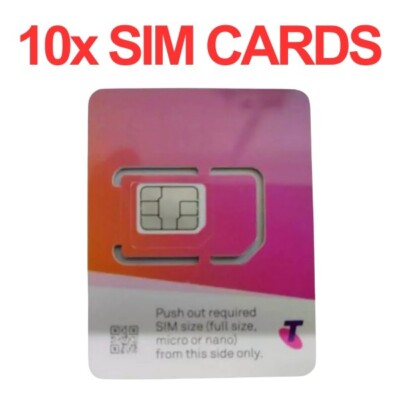 NEW TELSTRA PREPAID $13 SIM CARD STARTER PACK TRI SIM ACTIVATION EXPIRY ...