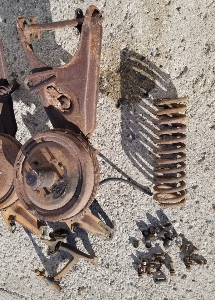 Suspension Control A Arms Spindle Springs Drums 1953 53 1954 54 Chevy ...