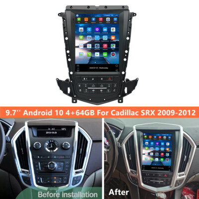 4+64GB For Cadillac SRX 2009-2012 Android Stereo Radio GPS Navigation ...