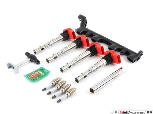 Genuine VW Audi - Ignition Service Kit - Black Coil Pack Wiring Cover ...