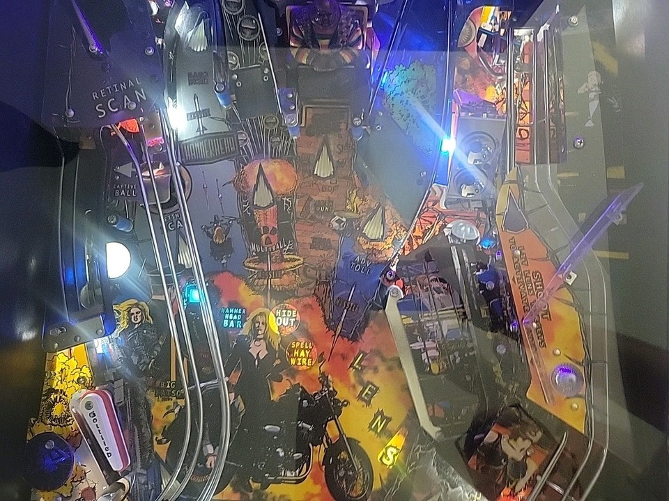 BARB WIRE PINBALL MACHINE Pamela Anderson Gottlieb RARE Collectible ...