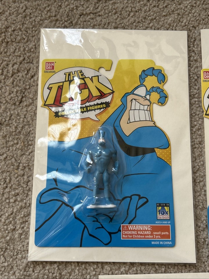 LOT OF 9 NEW 1994 Bandai THE TICK+EL SEED+DYNAMOLE+HUMAN BULLET+ARTHUR ...