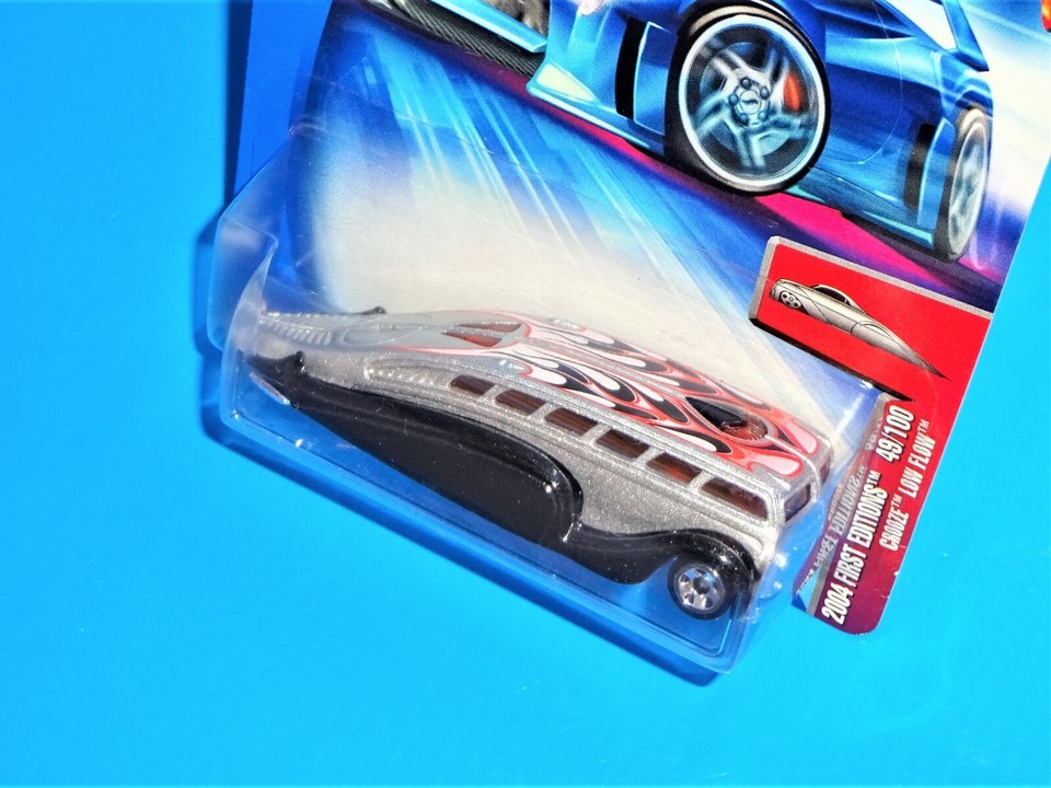 Hot Wheels 2004 First Editions #49 Crooze Low Flow Silver & Black w ...