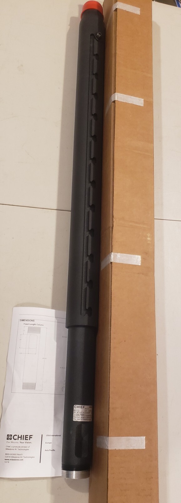 Chief CMS0305 3-5' Speed-Connect Adjustable Extension Column (Black) | eBay