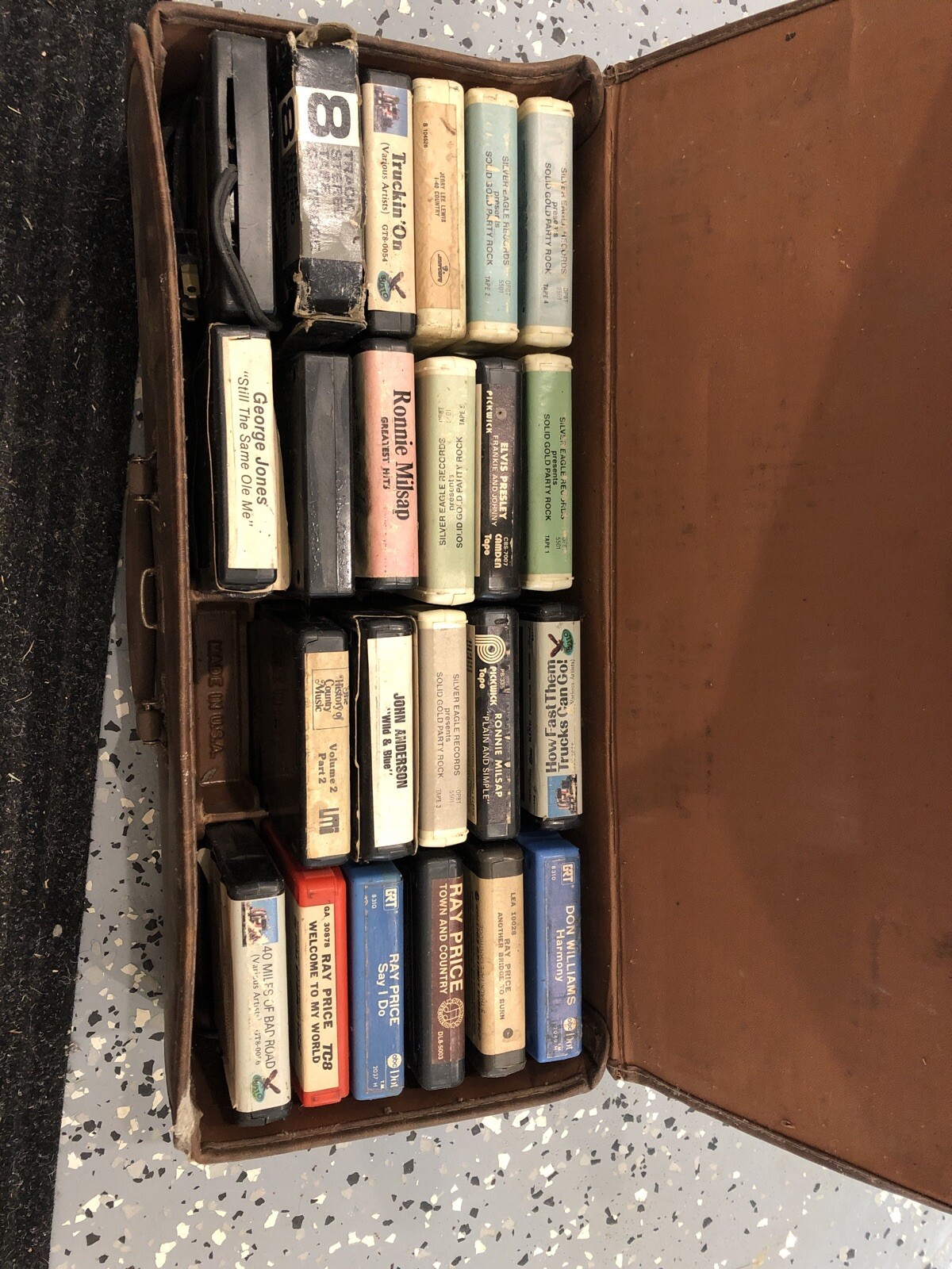 Lot of 22 " 8 " Track Tapes Elvis Presley, Ray Prince, Solis Gold Party ...