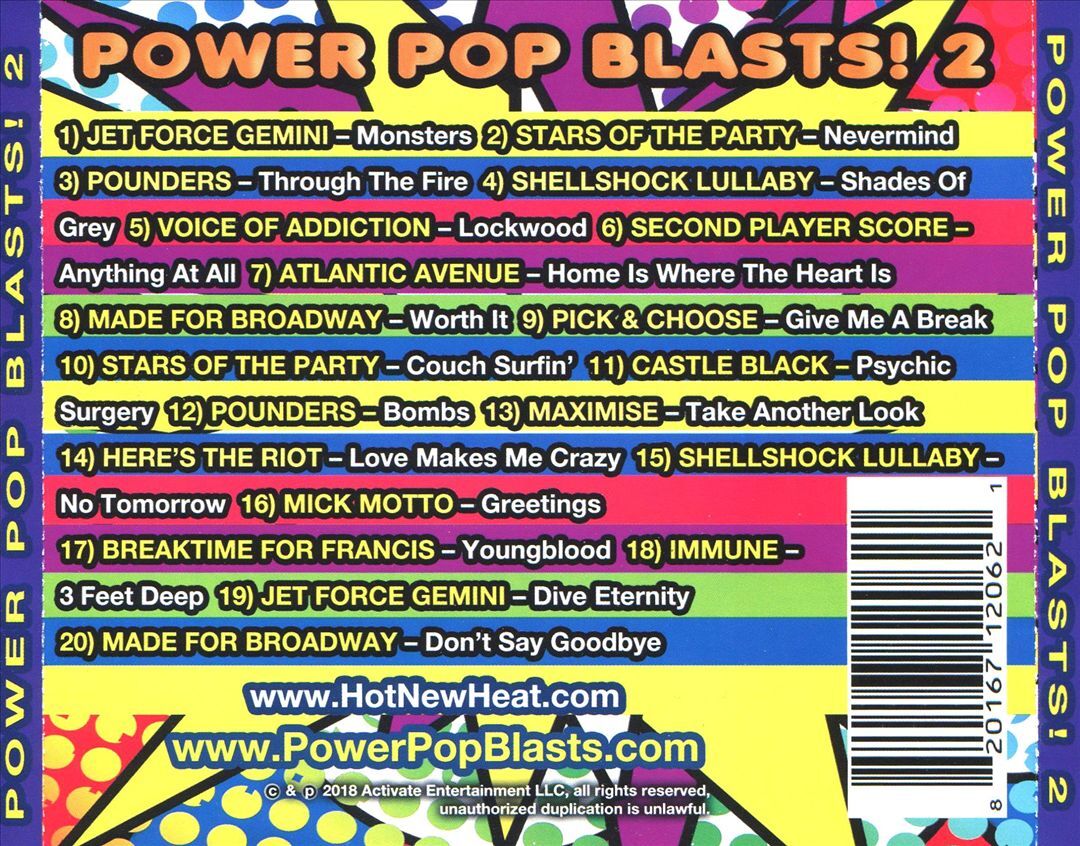 VARIOUS ARTISTS POWERPOP BLASTS! VOL. 2 NEW CD 820167120621| eBay